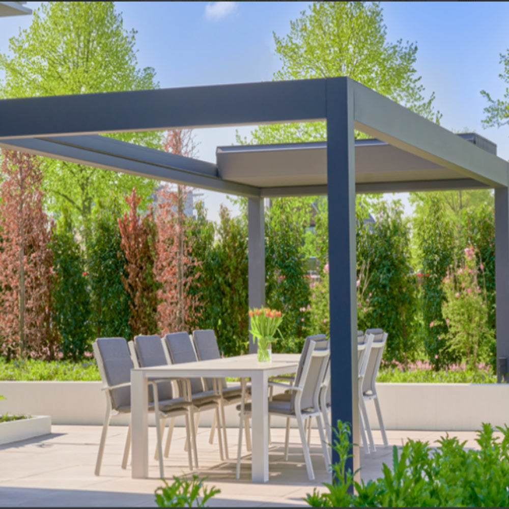 The Deponti Pinela Deluxe - A Retractable Roof Pergola – The Canopy Shop